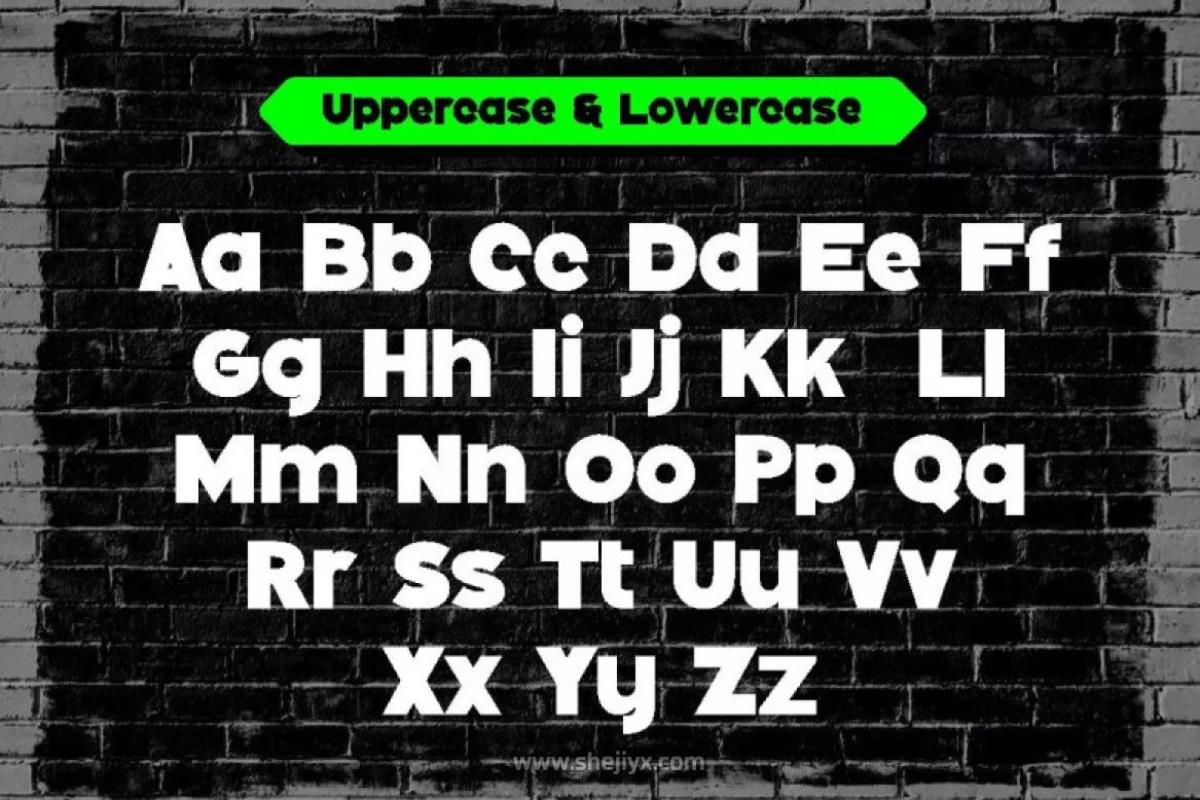 Quick Exist Font英文字体_圆体_字体素材_设计严选网